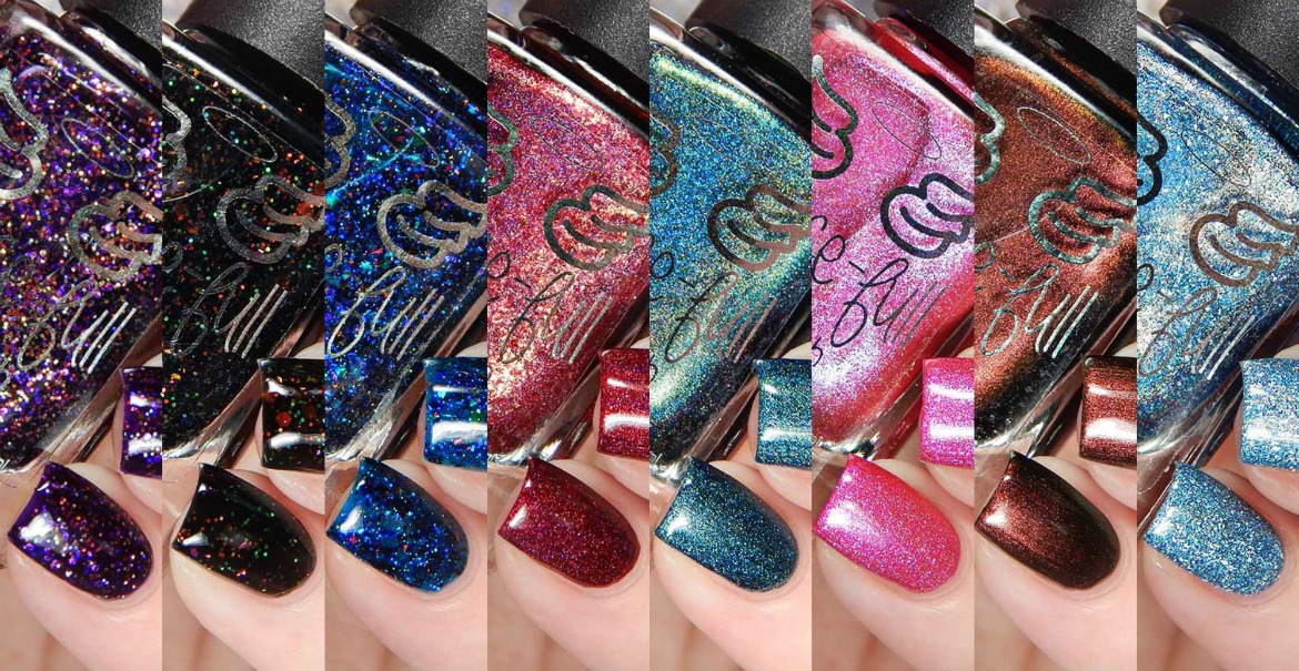 Grace-full Nail Polish Rainbow Sparklers Collection Swatches & Review