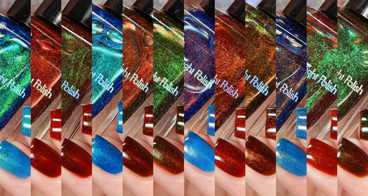 Starlight Polish Mythological Opal Collection Swatches and Review